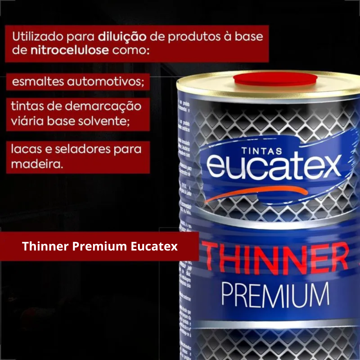 Thinner 5L 9116 Eucatex - Scottini Outlet